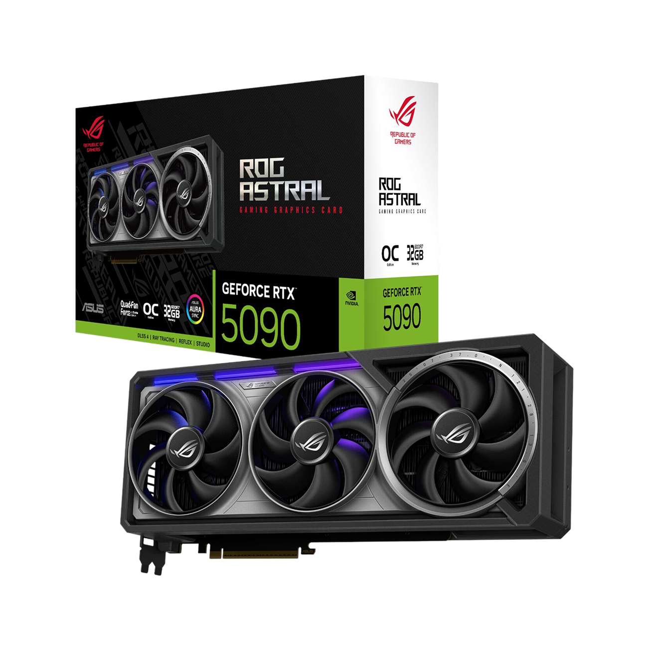 ASUS ROG Astral GeForce RTX 5090 32GB GDDR7 OC Edition – Turbo Tortoise ...