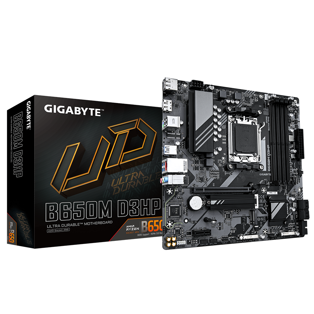 GIGABYTE UD B650M D3HP – Turbo Tortoise Tech